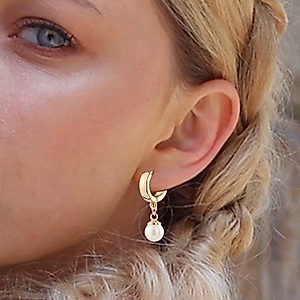 9 Pairs Gold Chunky Hoop Earrings Set for Women, 14K Plated Twisted Huggie Earring Hypoallergenic, Lightweight Thick Open Hoops Jewelry Gifts. (B-9 Earrings)