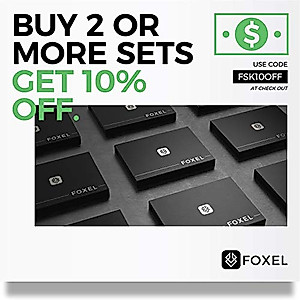 FOXEL Dishwasher Safe Steak Knives Knife Set of 4, 8, or 12 - Serrated Steak Knife Set w/Japanese Stainless Steel, Full Tang Handle, and Rust Resistant Blade - Steak Knifes Gift Box Set