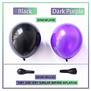 Truck Theme Balloon Garland Kit with Black Green Dark Purple Balloon Large Wheel Theme Birthday Party Baby Shower Decorations (Black Green Purple)