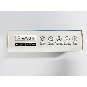Sonoff TH16 Temperature and Humidity Monitoring WiFi Smart Switch for DIY Smart Home,Compatible with Alexa(16A)