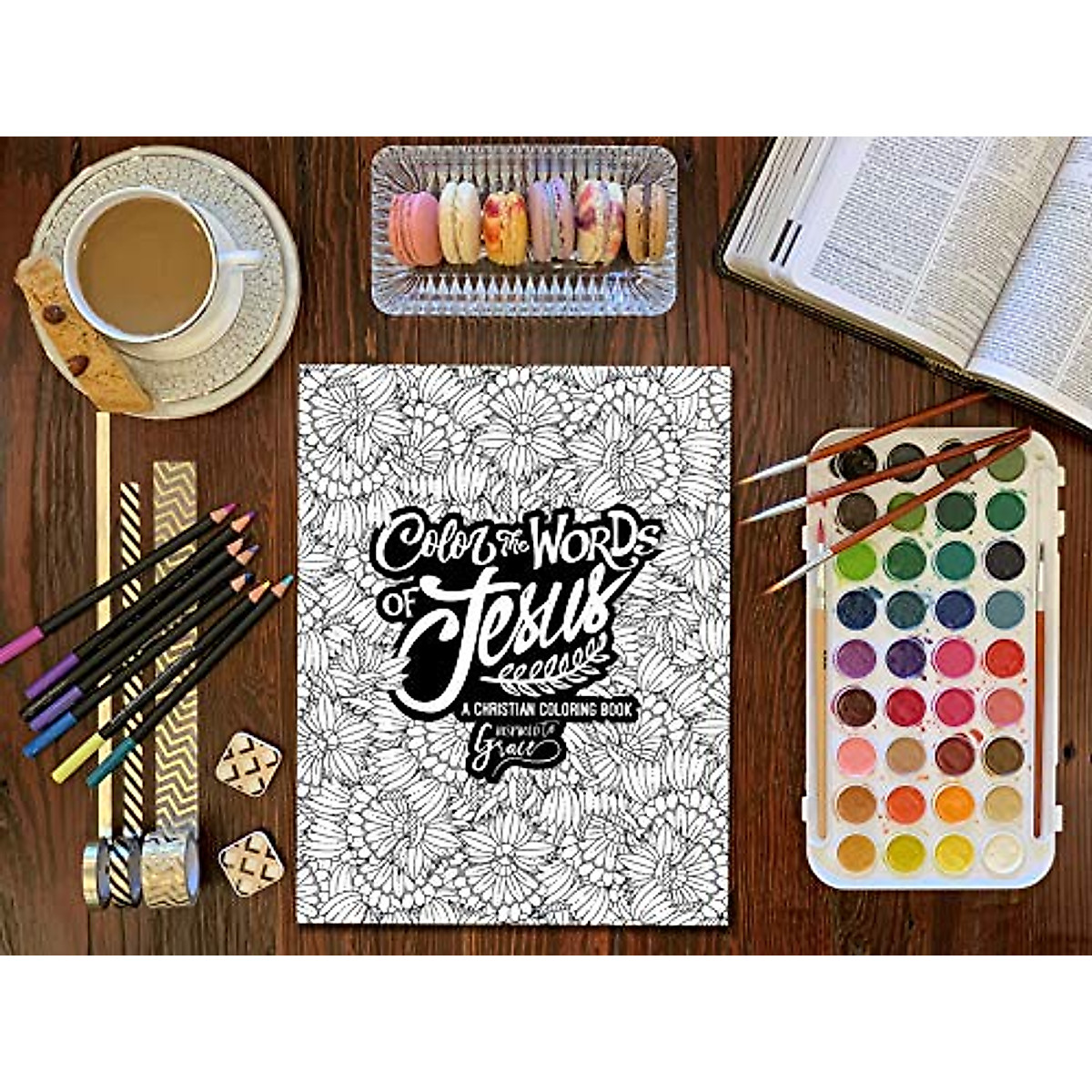 Color the Words of Jesus: A Christian Coloring Book