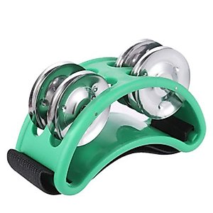 Winwinfly Foot Tambourine Percussion Musical Instrument 1Pieces Metal Jingle Bell