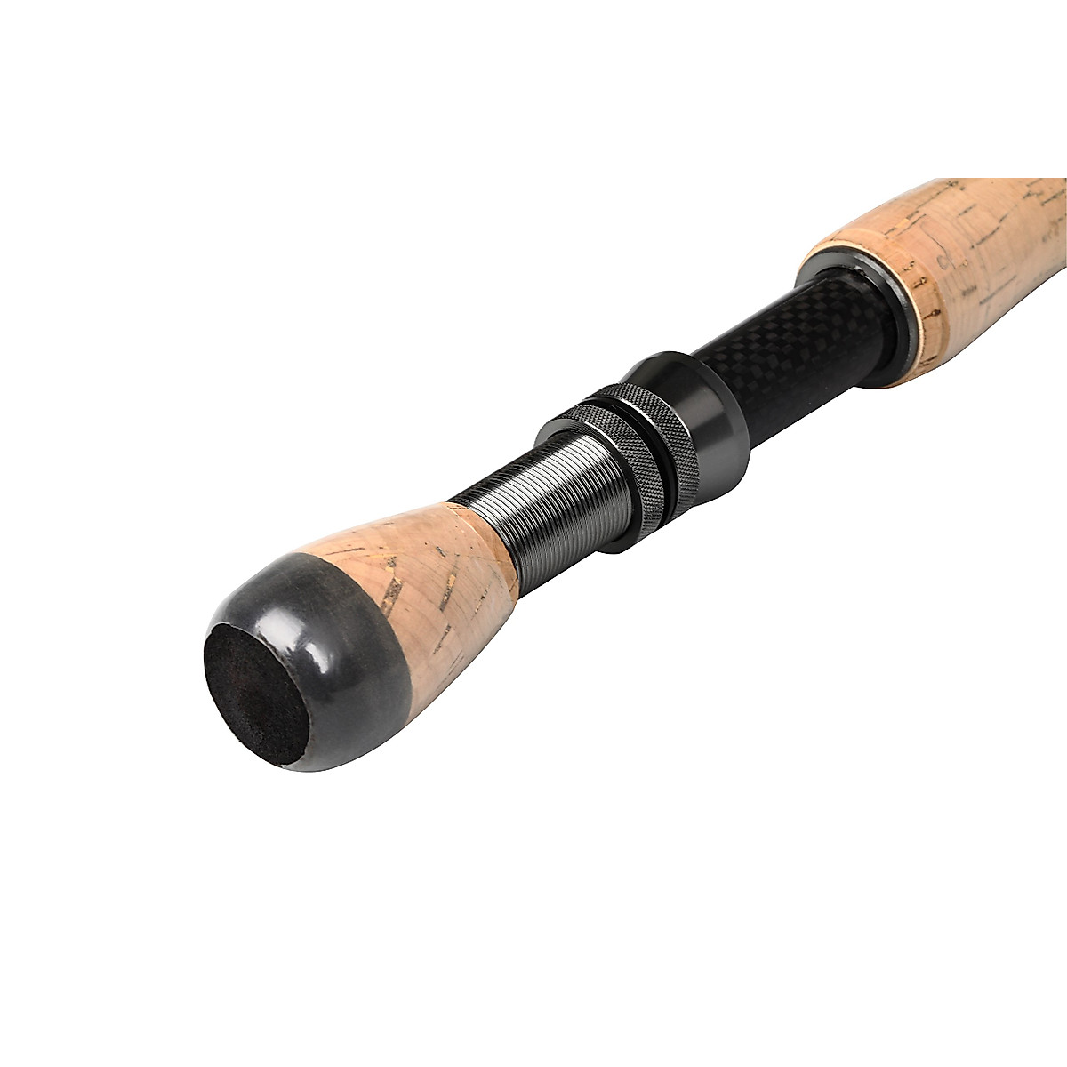 # 7/8 Carbon Fly Fishing Rod Pole 4 Pieces Medium-Fast Action Light Feel 2.7M Length Trout River Fishing