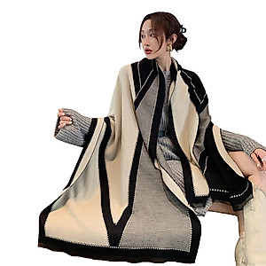 Large Pashmina Shawls and Wraps for Women Evening Dresses Extra Long Soft Cashmere Feel Birthday Gifts Throw Warm Winter Womens Fall Scarfs Shawls and Wraps for Wedding Christmas in White and Black