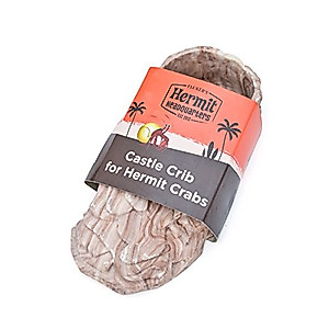 Fluker's Castle Crib for Hermit Crabs - Provides Bowl, Basking Area and Crawl Space