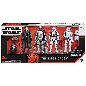 Star Wars Celebrate The Saga Toys The First Order Figure Set, 9,5 cm-Scale Collectible Action Figure 6-Pack, Toys for Kids Ages 4 and Up