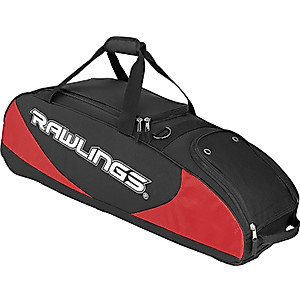 Rawlings Player Preferred Wheel Bag, Scarlet