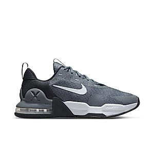 NIKE Men's M Nike Air Max Alpha Trainer 5 Sneaker, Smoke Grey White Dk Smoke Grey Dark Grey, 9 UK