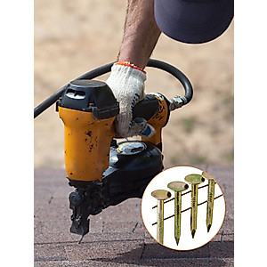 Sadnyy 600 Count Coil Roofing Nails 3/4-1-1/4 in 15 Degree Coil Roofing Nails Stainless Steel Siding Nails with Smooth Ring Shank for Roof Lathing Sheathing Material (3/4 inch x 0.12 inch)