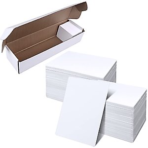 Trading Card Storage Box with Dividers, Cardboard Card Storage Box with 165 Card Dividers, Card Boxes for Baseball Football Sports Cards, and MTG Playing Cards