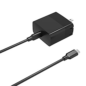 PD 25W USB C AC Charger Fit for Samsung Galaxy Book S,Galaxy Book 2 10.6 12 Inch 2-in-1 NP767XCM K01US K02US Type C Laptop Power Supply Adapter Cord Cable