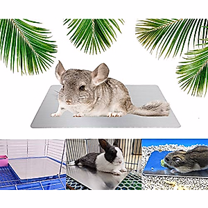 Comtim Pet Cooling Mat for Rabbit Hamsters, Self Cooling Mat Pad for Hamster Guinea Pig Chinchilla Kitten Cat and Other Small Animals, Pet Cool Plate Ice Bed - Perfect for Hot Summer Weather, S