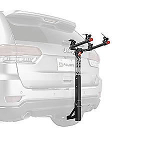 Allen Sports Deluxe 2-Bike Hitch Mount Rack , Silver/Black (522RR)