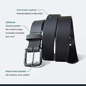 The Specialist Nickel Free Belt (36") ,Black