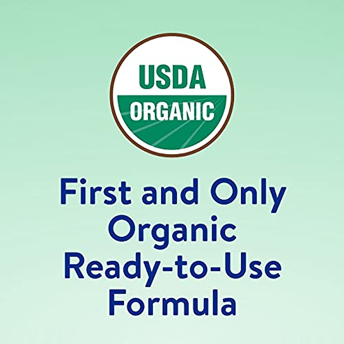 Similac Organic Infant Formula with Iron, Ready to Feed, 2 fl oz bottles (Pack of 48)