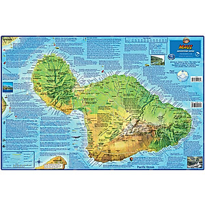 Maui Hawaii Adventure Guide Franko Maps Waterproof Map