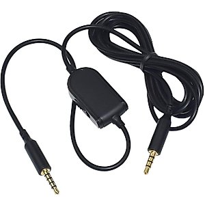 Muigiwimeiso A40 Cord Talkback Chat Inline Mute Cable Compatible with Astro A40 A10 Gaming Headsets Replacemnt Cord, Compatible with Xbox One PS4 Smartphone Headphone Audio Extension Cable