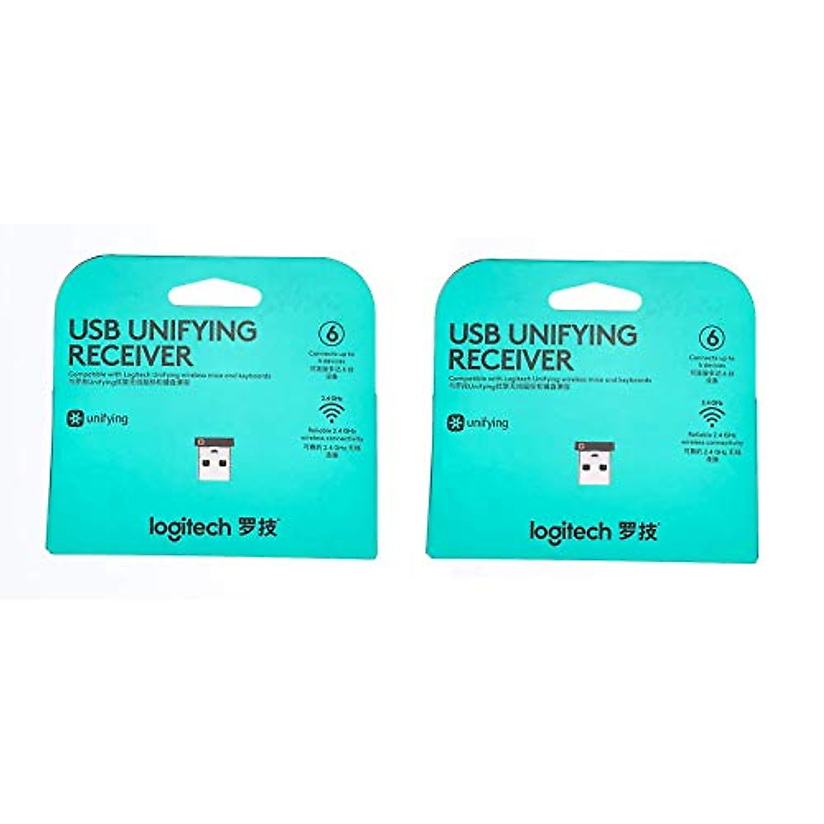 Logitech USB Unifying Receiver - 2 Pack