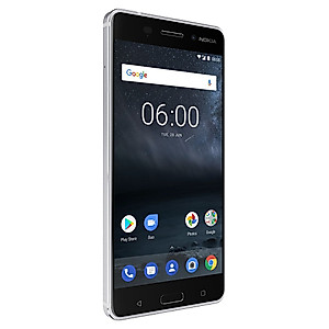 Nokia 6 TA-1025 32GB Unlocked GSM Android w/ 16MP Camera - Silver