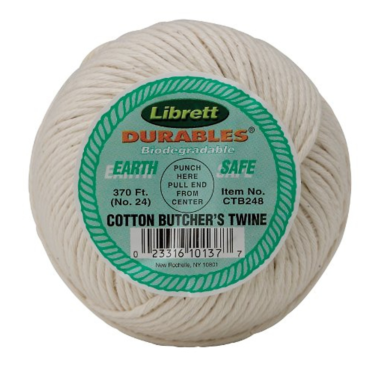Librett Durables Butchers Twine, Cotton, 370-Feet, Made in America