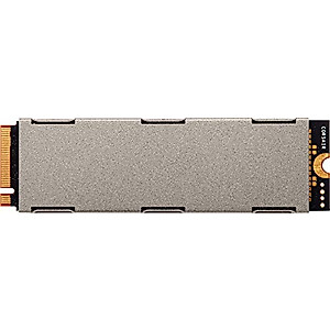 Corsair MP600 CORE 2TB M.2 NVMe PCIe x4 Gen4 SSD (Up to 4,950MB/sec Sequential Read & 3,700MB/sec Sequential Write Speeds, High-Speed Interface, 3D QLC NAND, Built-in Heatspreader) Aluminum