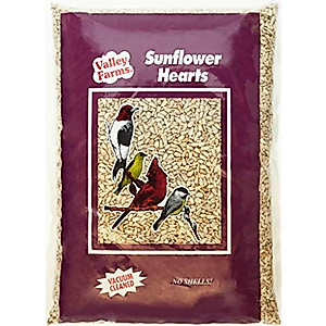 Valley Farms Sunflower Hearts Wild Bird Food - 15 lbs