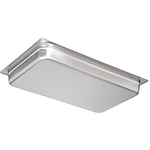 Carlisle FoodService Products Durapan Stainless Steel Steam Table Pan, Commercial Food Pan, Chafing Pan with Spoonable Corners for Catering, Buffets, Restaurants, 9.2 Quarts, Silver
