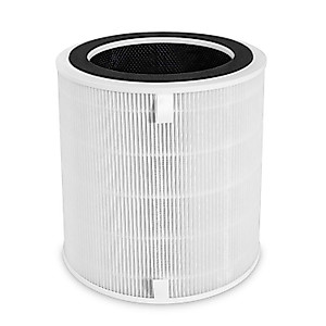 LEVOIT Air Purifiers for Home Large Room Up to 1980 Ft² in 1 Hr With Air Quality Monitor & LV-H135 Air Purifier Replacement Filter