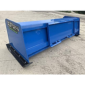 7' XP24 Skid Steer Snow Pusher Blue