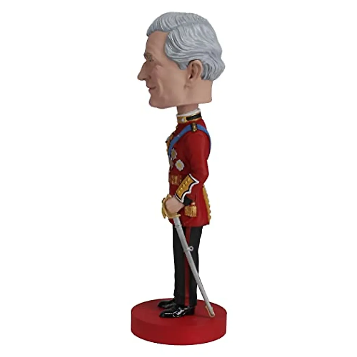 Royal Bobbles Charles III Nostalgic Limited Edition Prince Bobblehead, Premium Polyresin Lifelike Figure, Unique Serial Number, Exquisite Detail