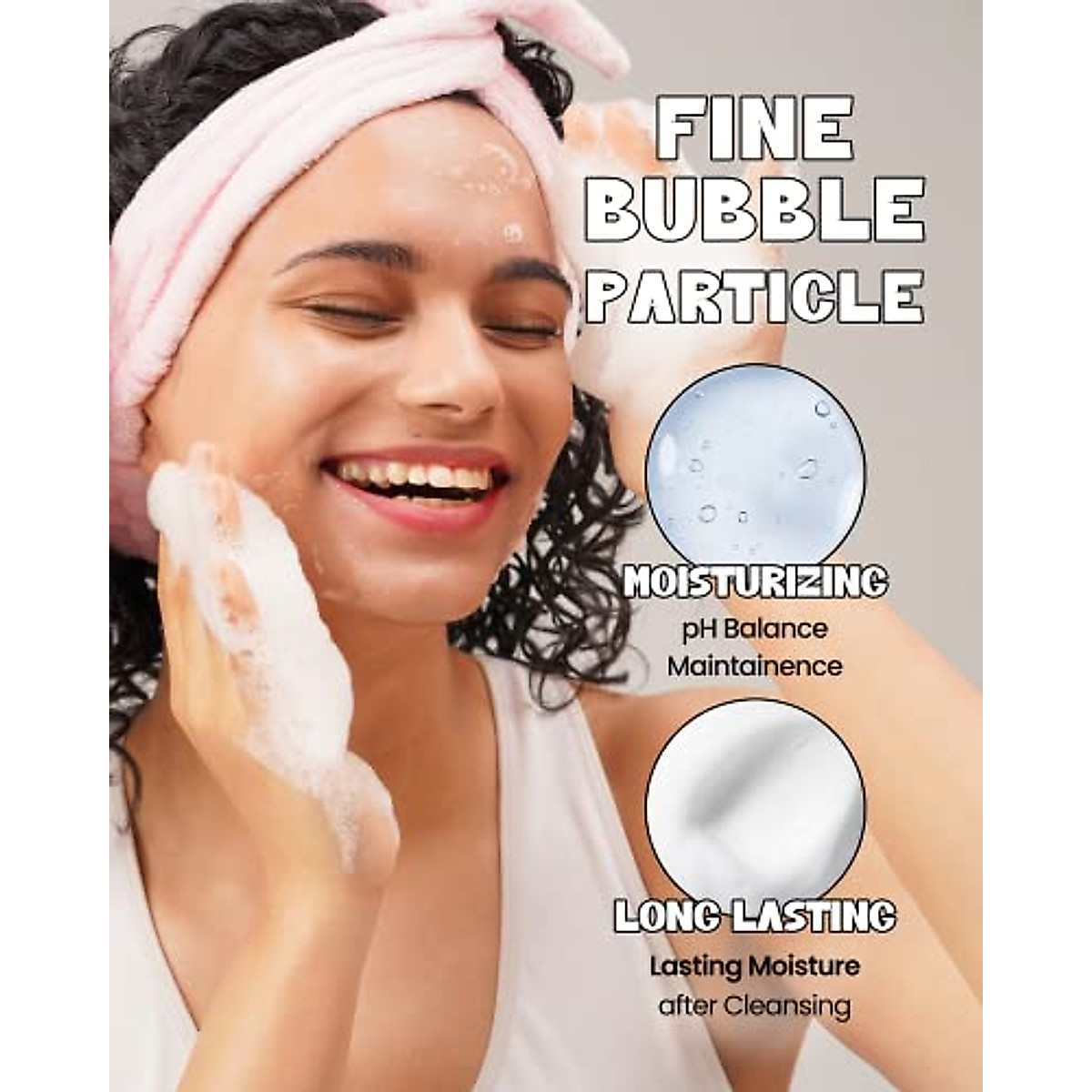 CHASIN' RABBITS Mindful Bubble Cleanse | Vegan All In One Face to Body Bubble Cleanser | Pore Purifying with Charcoal face wash for mens, For Oily Skin | 200mL/6.76 fl. oz