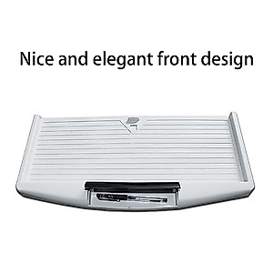 BBAUER Keyboard Tray, Under Desk Keyboard Tray Slide Out, Ergonomic Desk Keyboard Under Computer Table, for Typing Workstation