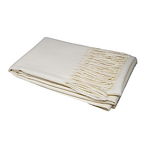 Ocomfly 100% Pashmina Scarf for Women - Premium Womens Scarves. Gift Boxed. Wrap or Coverup. Ultra Soft and Warm. Limited Available - White