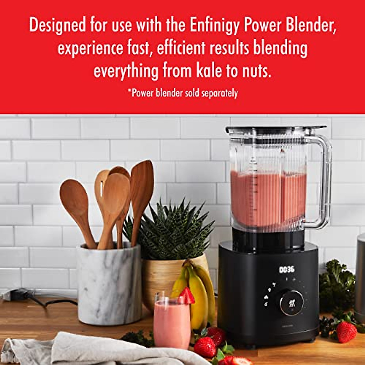 ZWILLING Enfinigy Vacuum Lidfor Power Blender Jar - Black