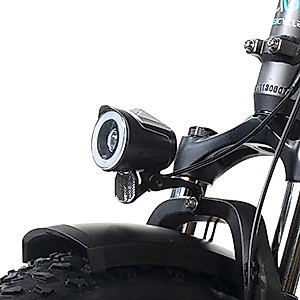 MAGICYCLE Fat Tire Electric Bike for Adults 750W Motor E Bike 52V 20Ah Step-Thru 20" Electric Mountain Bike for Beach Snow 80 Miles 7 Speeds