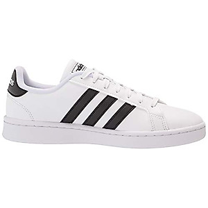 adidas Women's Grand Court, White/Black/White, 7 M US