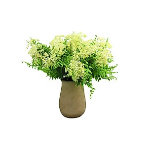 ZHVOO Artificial Plants Lavender (Pack of 6), Fake Foliage Plants Stems Faux Flowers for Home, Wedding, Garden, Farmhouse, Garden, Patio