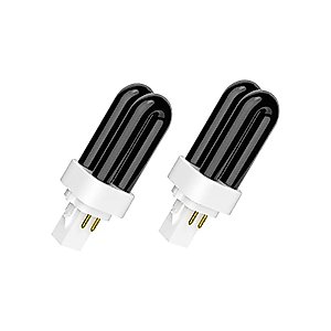 Dichroma 7W 41050 Replacement Bulbs Compatible with Dynatrap DT1050 DT1100 DT1210 DT1250 DT1260 1/2 Acre Insect and Mosquito Trap Light (2 Pack)