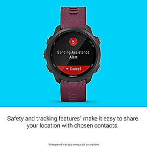 Garmin Forerunner 245, GPS Running Smartwatch with Advanced Dynamics, Berry