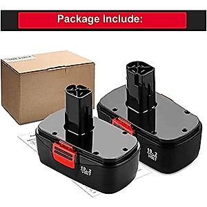 Ibanti [Upgraded to 4.5Ah] 2Pack 19.2v Replacement Battery for Craftsman 19.2 Volt Battery C3 DieHard 130279005 130279003 130279017 315.115410 315.113753 315.11485 1302350211323903 1323517 120235021