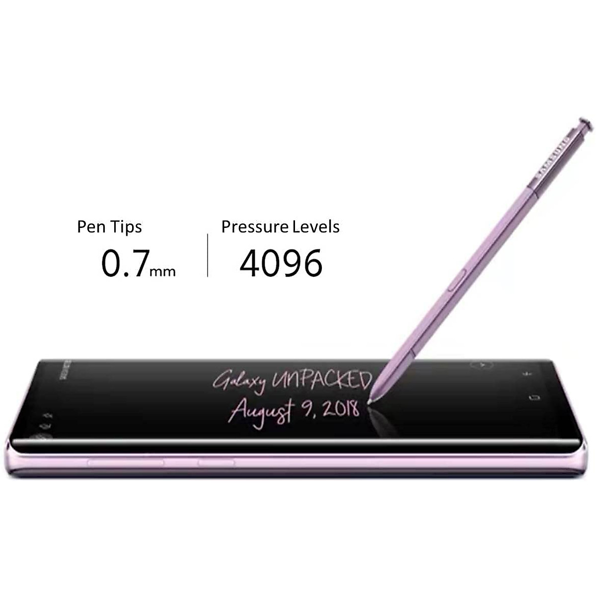 Galaxy Note 9 S Pen (WithBluetooth) Replacement for Samsung Galaxy Note 9 N960 All Versions Stylus Pen with Tips (Purple)