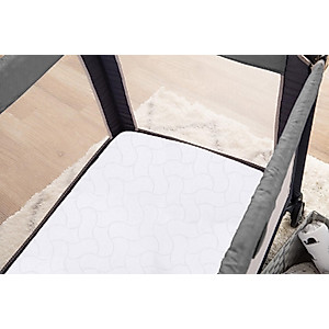 American Baby Company 2 Pack Waterproof Pack N Play Playard Mattress Protector, Quilted Fitted Pack and Play Mattress Pad Cover, 27" x 39"