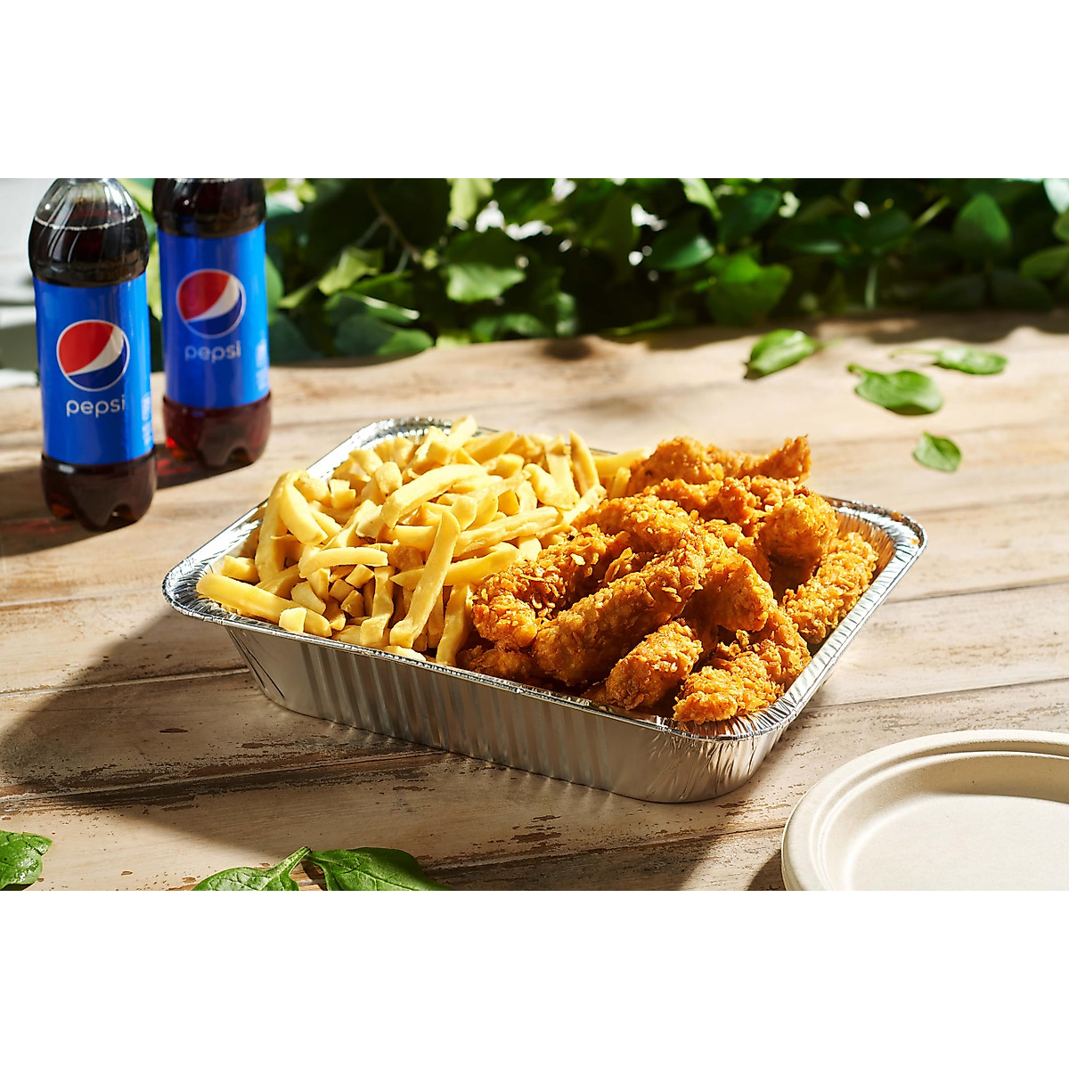 25 Pack Aluminum Pans Disposable 9x13 Baking Pan Chafing Trays with Lids, Half Size Oven Steam Table Tin Foil Pans with Covers, Extra Heavy Duty Foil Pans for Heating, Roasting, Cooking, Storing Food