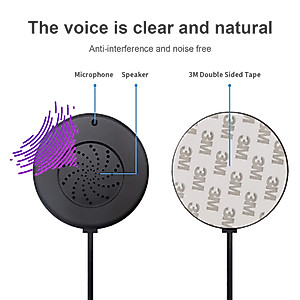 Daytech Window Speaker System 2 Way Intercom Communication Microphone Intercom Anti-Interference for Bank Restaurant Business Government Office Hospital with Volume Control 2 Pack