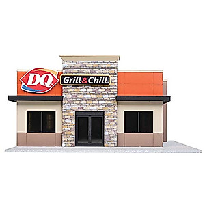 Walthers, Inc. DQ Grill & Chill Kit, 7-1/4 X 5-3/8 X 2-3/4" 18.4 X 13.6 X 6.9cm