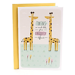 Hallmark Baby Shower Card (Congratulations Twins) - 399RZB1032