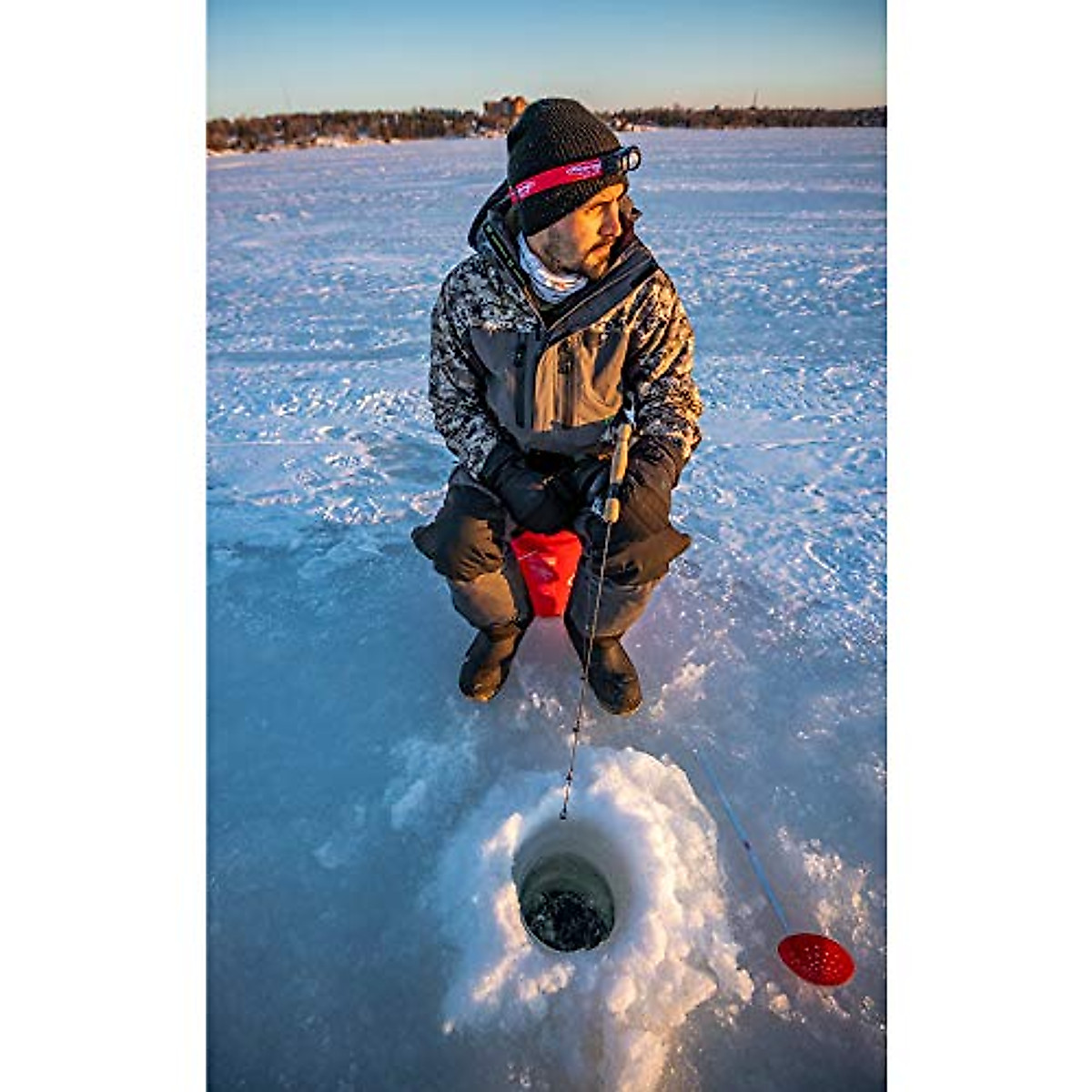 Berkley Trilene® 100% Fluorocarbon Ice, Clear, 6-Pound Break Strength, 75yd Fishing Line, Suitable for Freshwater Environments