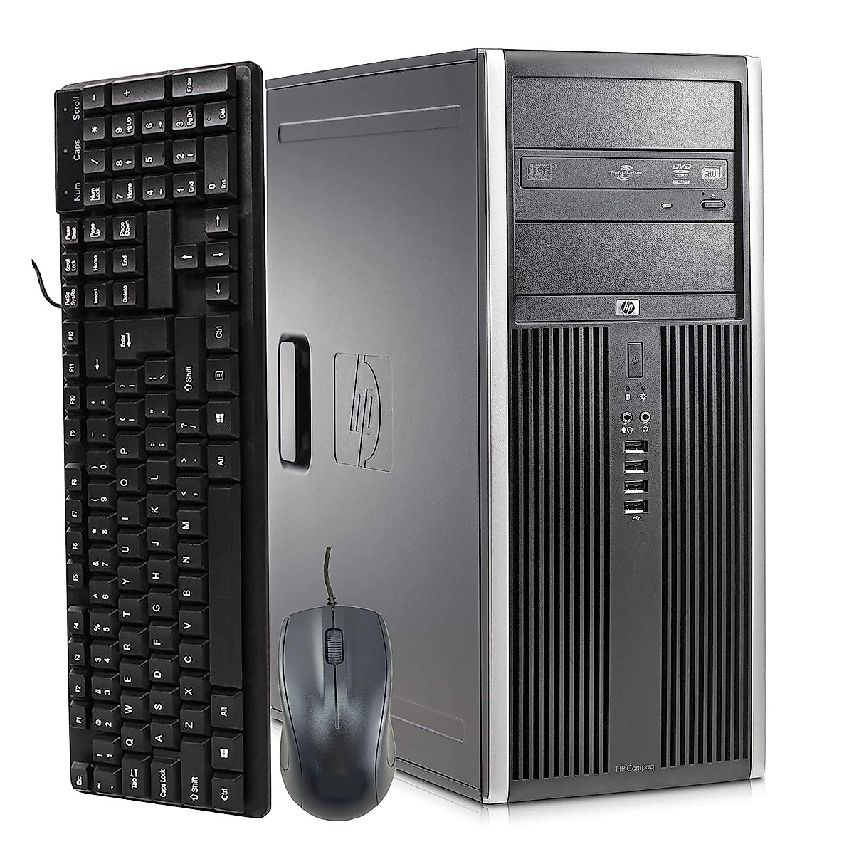 HP Elite 8300 Tower Computer PC, Intel Core i5 3.20GHz, 16GB Ram, 256GB M.2 SSD, Keyboard & Mouse, WiFi | Bluetooth, DVD Drive, Nvidia GeForce GT 1030 2GB DDR5, Windows 10 (Renewed)
