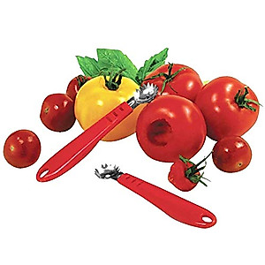 Norpro Stainless Steel Strawberry Huller and Tomato Stem Corer (2-Pack)