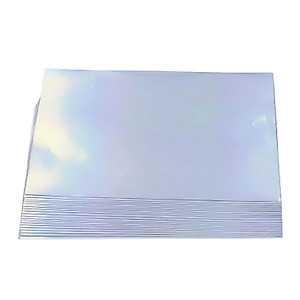 Printable Holographic Sticker Paper 20 Pcs Printing Paper Sheets Ink Stickers Self Adhesive A4 for Laser Inkjet Printer Paper